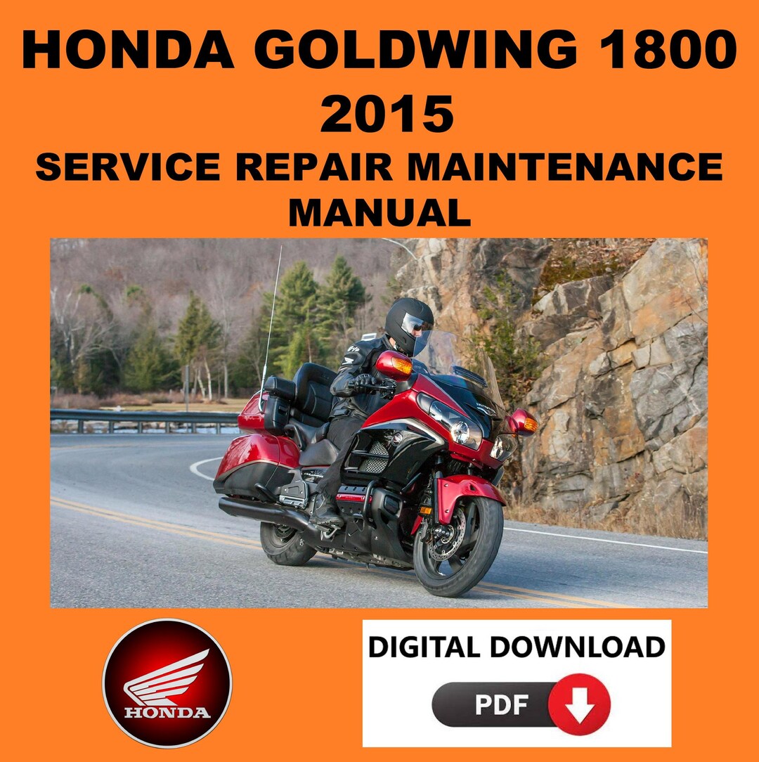 Honda 2015 Goldwing 1800 Service Manual Maintenance Repair - Etsy