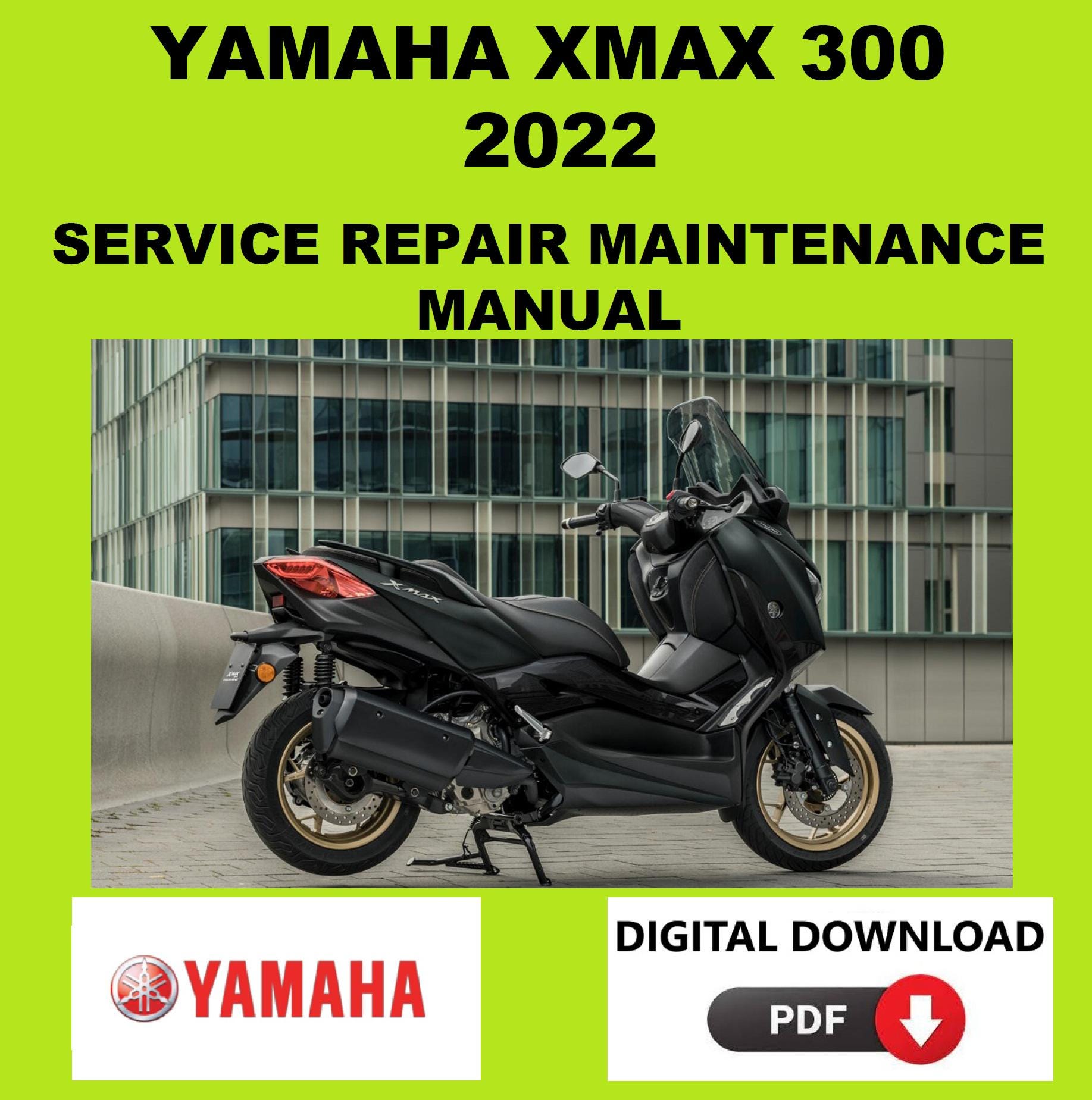 Yamaha 2022 Xmax 300 Service Manual Maintenance Repair - Etsy