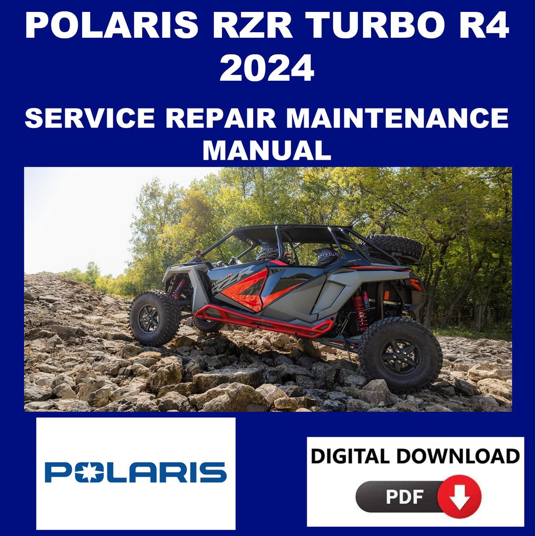 Polaris 2024 RZR Turbo R4 Service Manual Maintenance Repair - Etsy