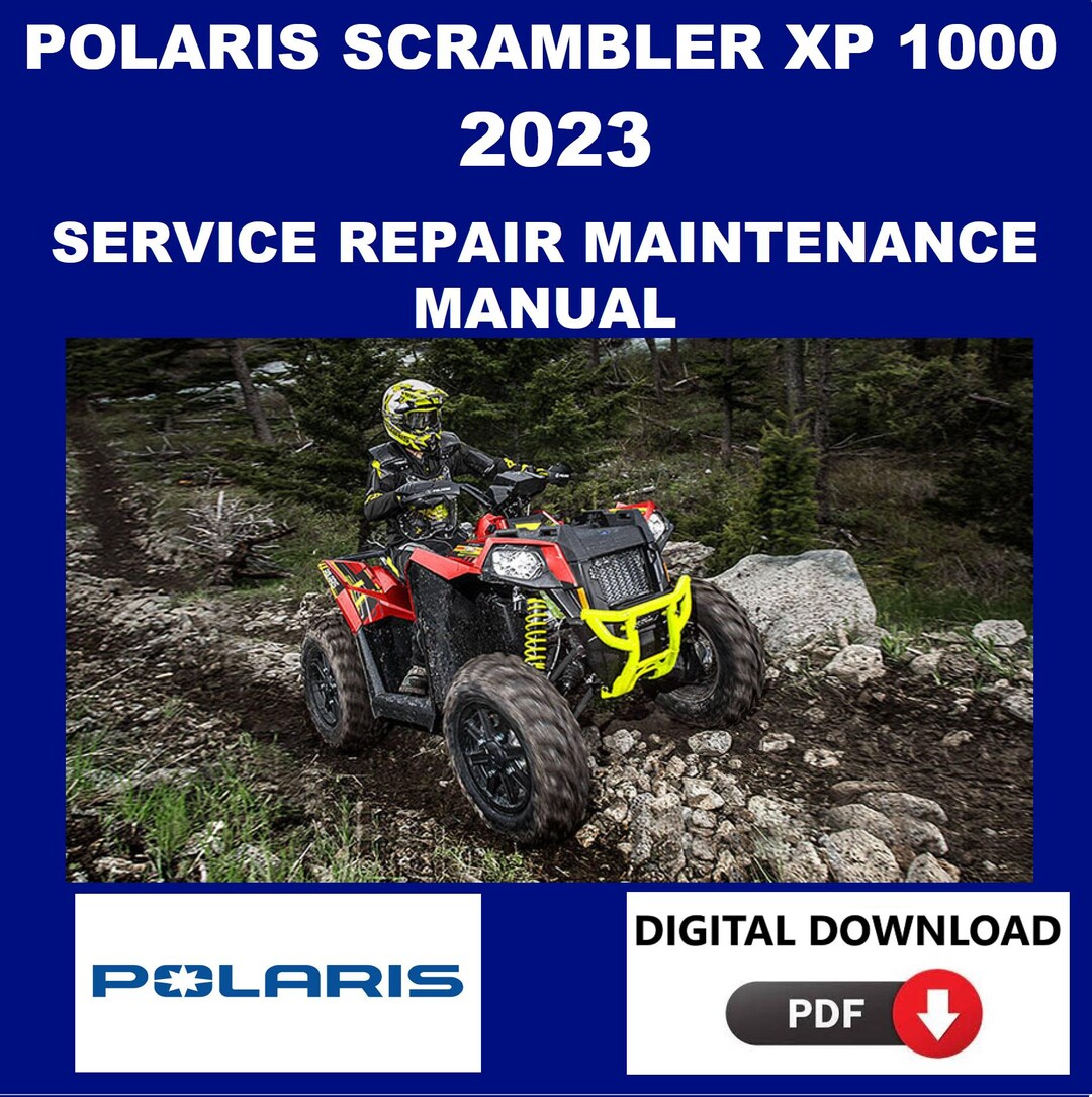 Polaris 2023 Scrambler XP 1000 Service Manual Maintenance Repair - Etsy