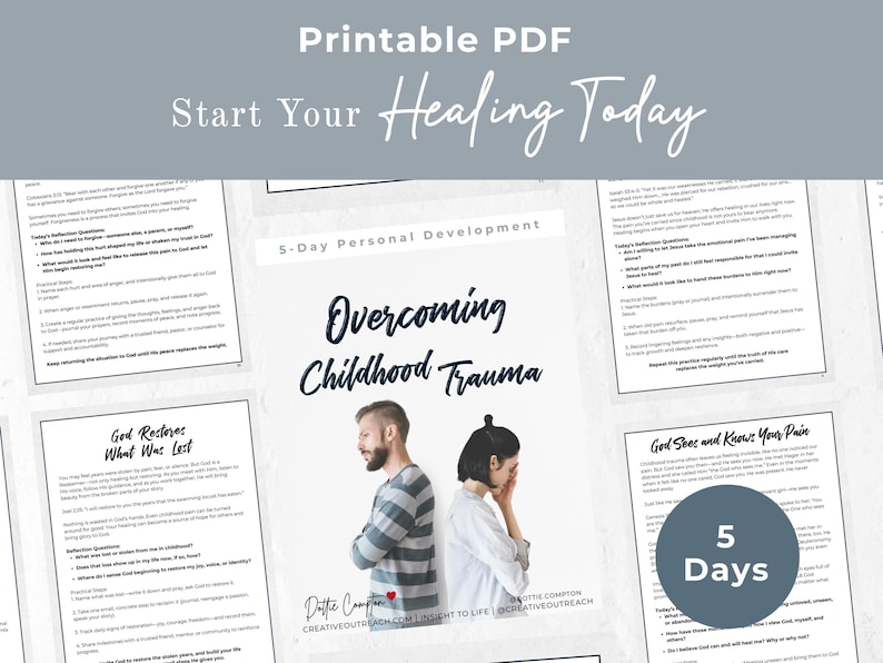 5-day Personal Development | Overcoming Childhood Trauma |christian ...