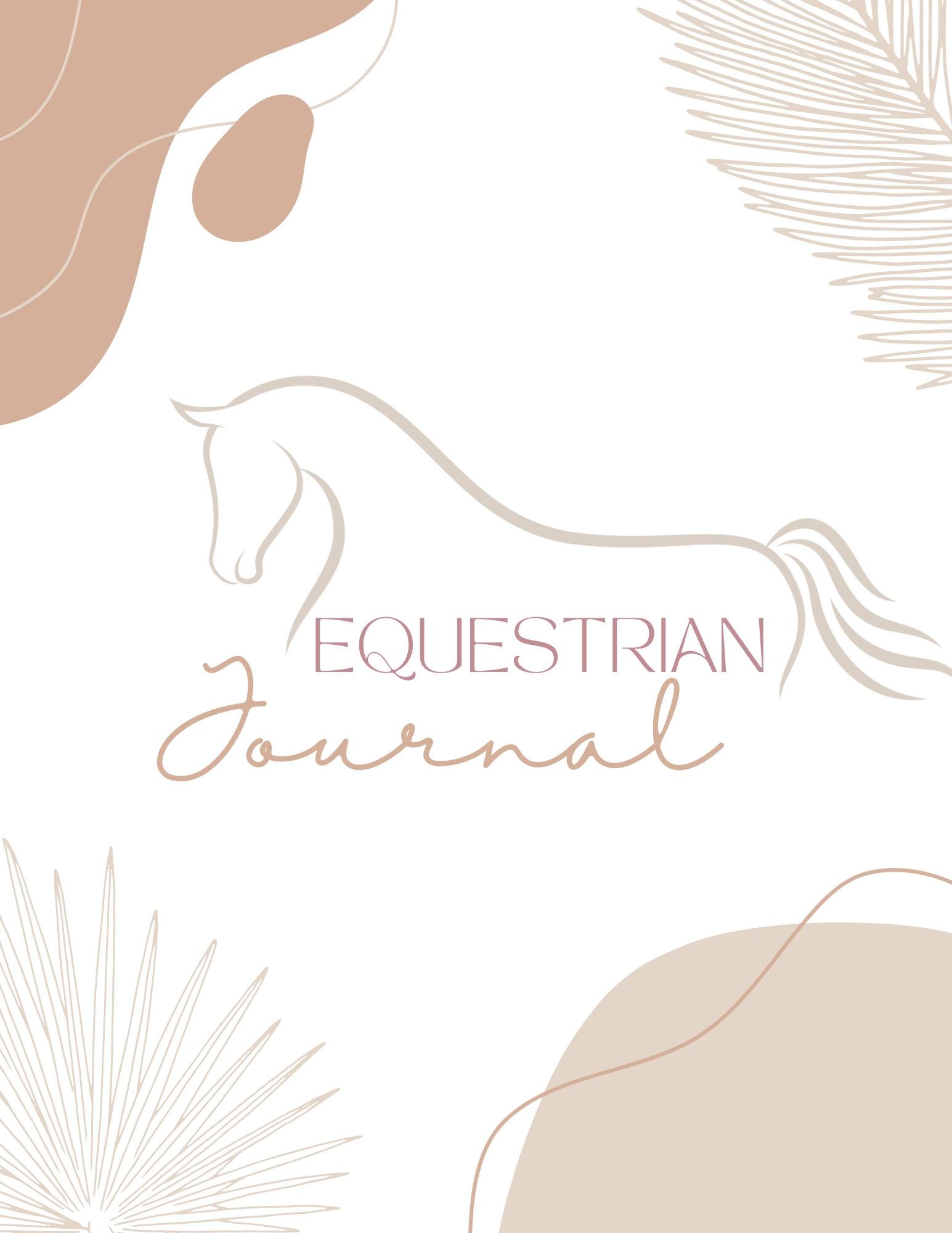 Horse Training Planner Printable – Equestrian Journal for Horseback ...