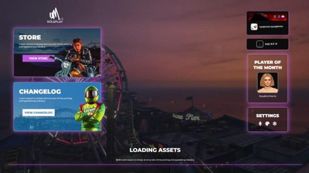 Fivem Script – UM Loading Screen V3 (by Uyuyorum) – Original ...
