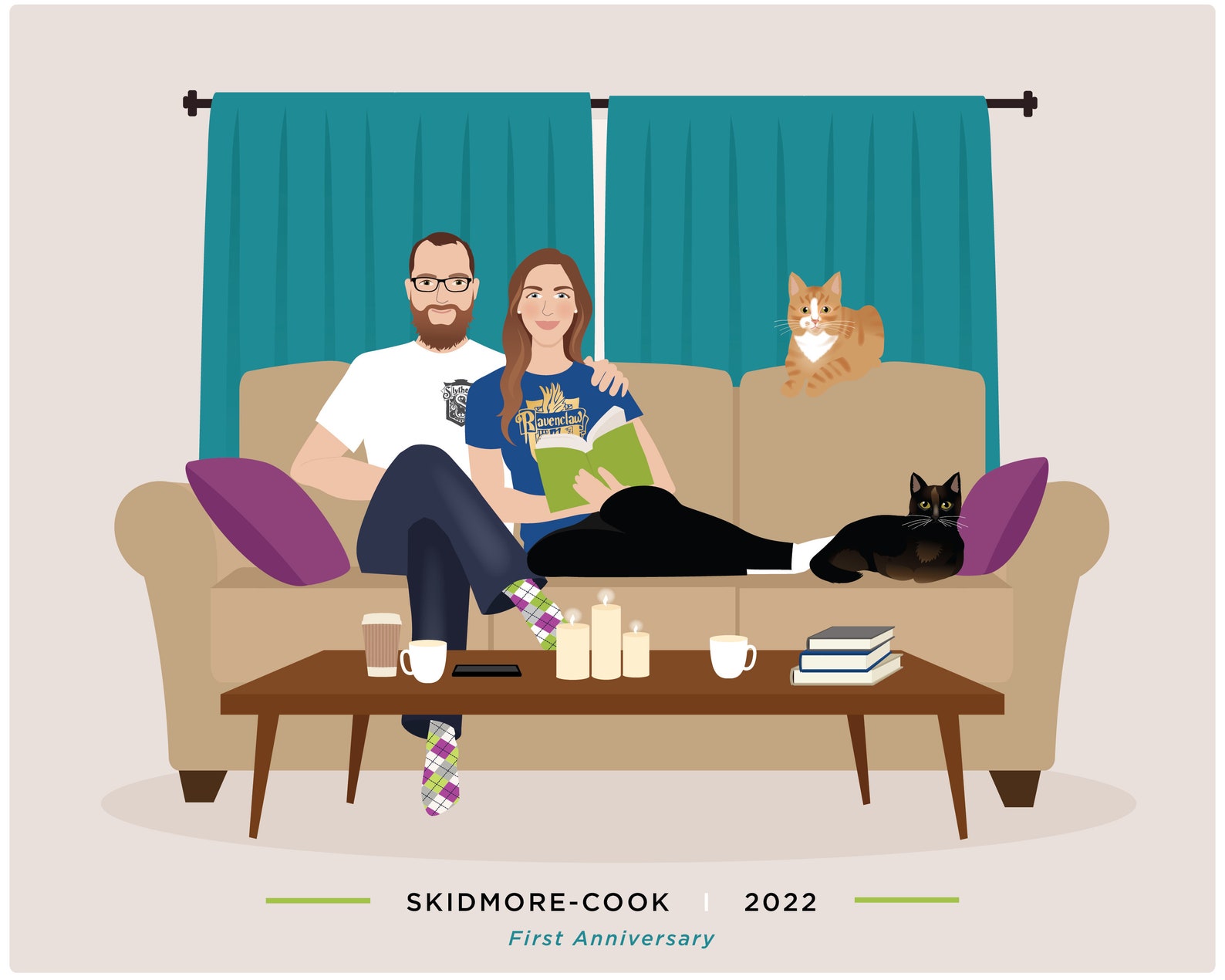 Custom Portrait Family Drawing Add on Person - Etsy