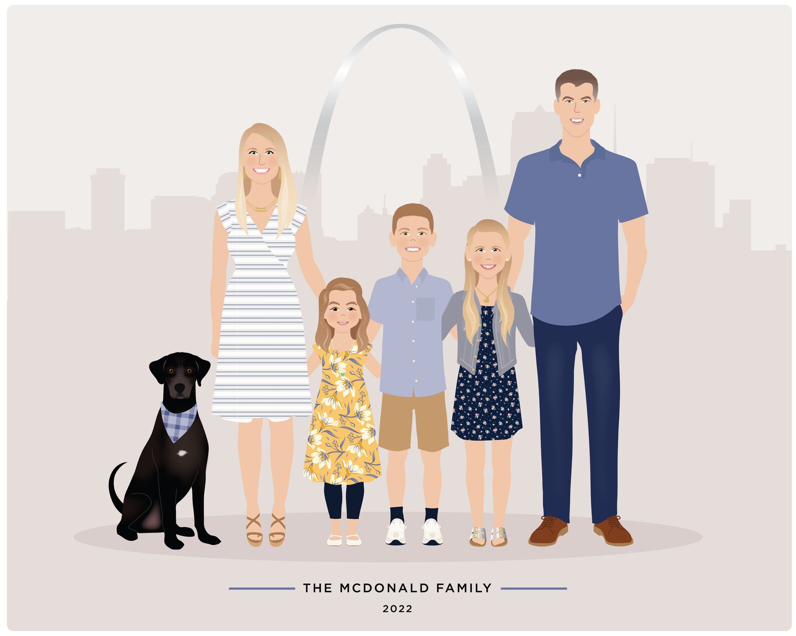 Custom Family Illustration Add on Person - Etsy