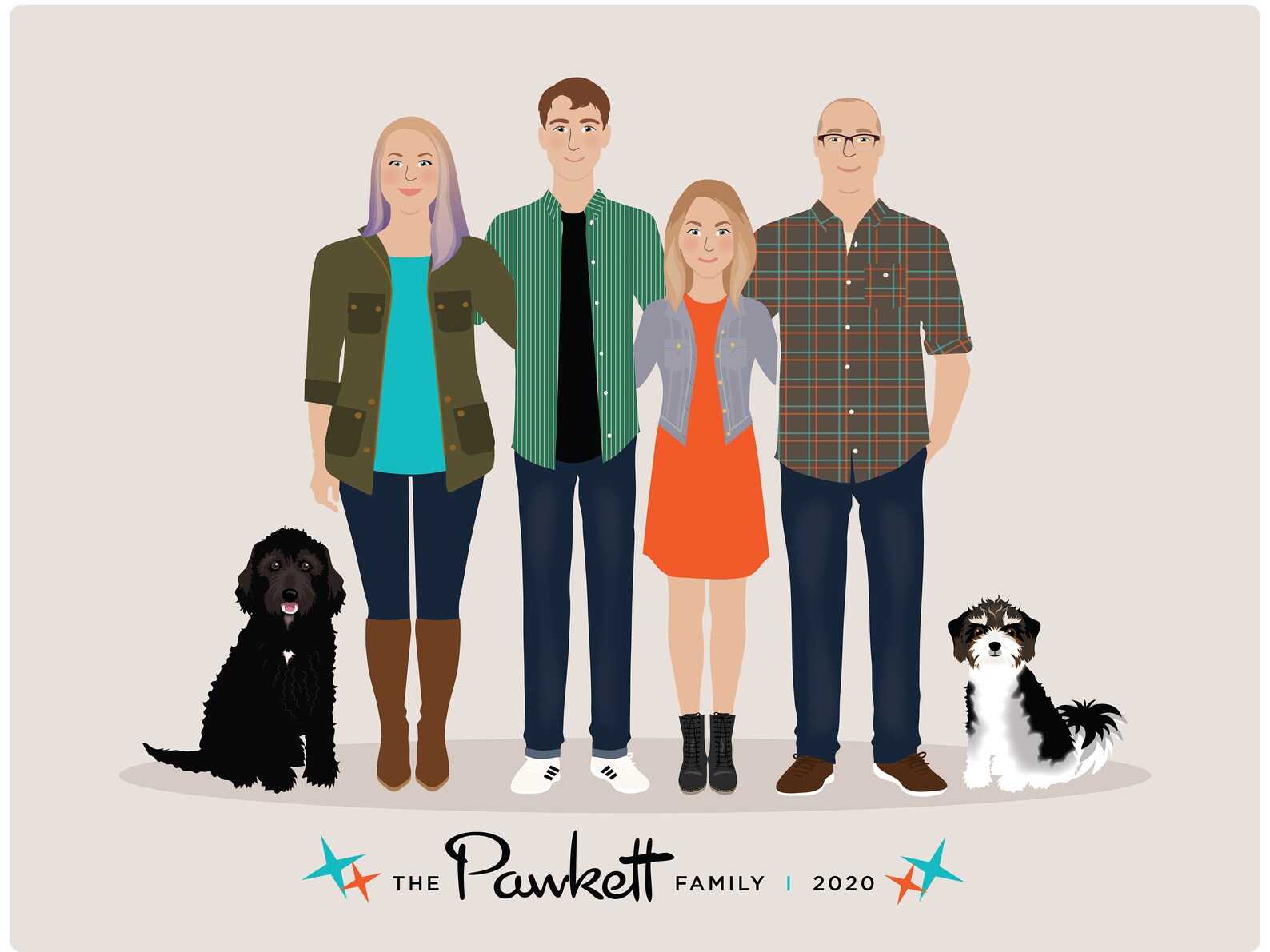 Family Drawing Add Person - Etsy