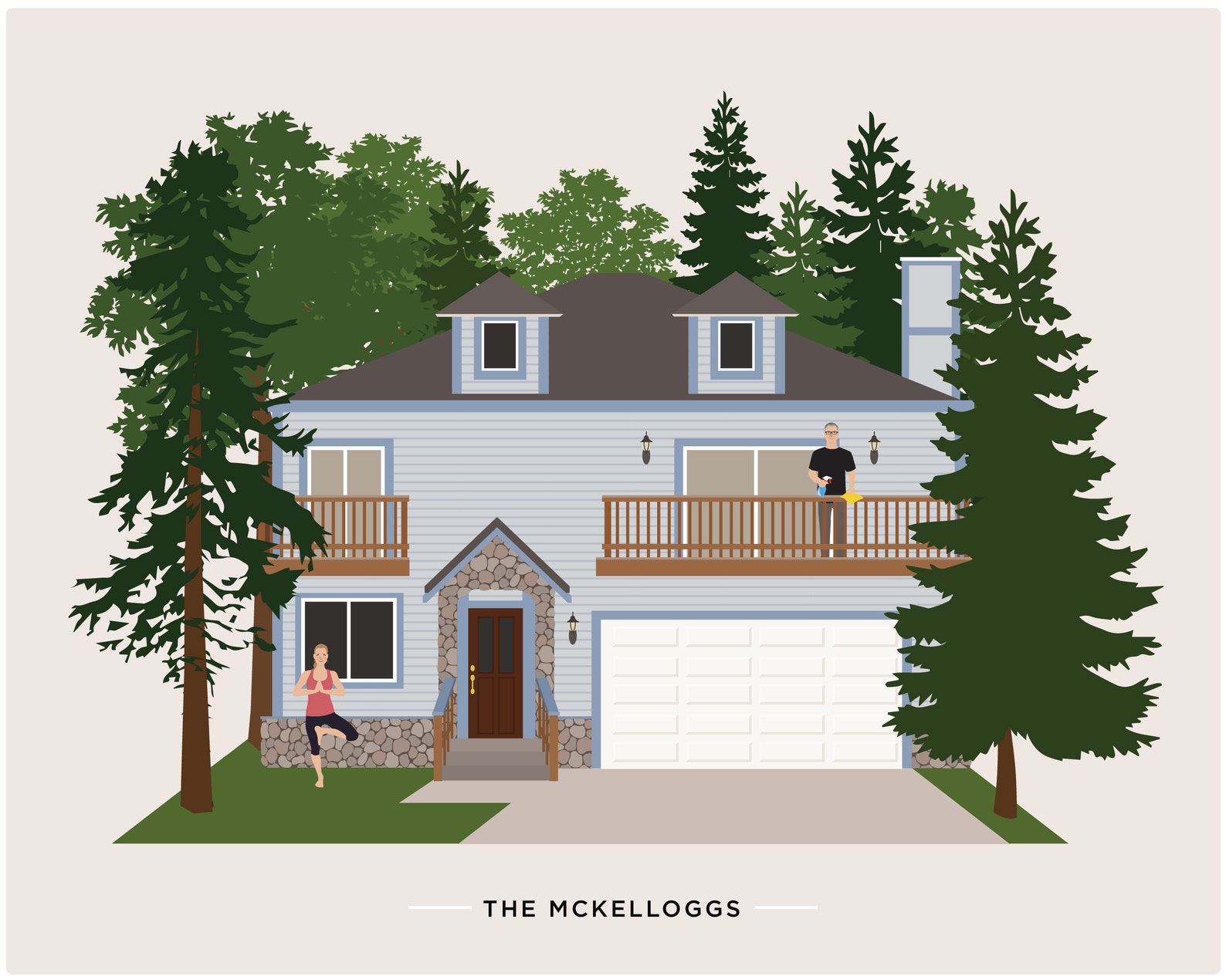 Custom House Portrait Housewarming Gift New Home Drawing - Etsy