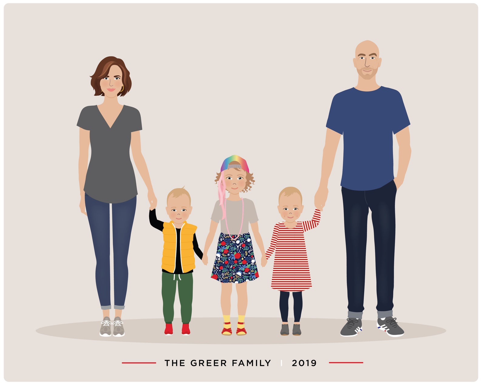 Custom Family Portrait Drawing | Etsy