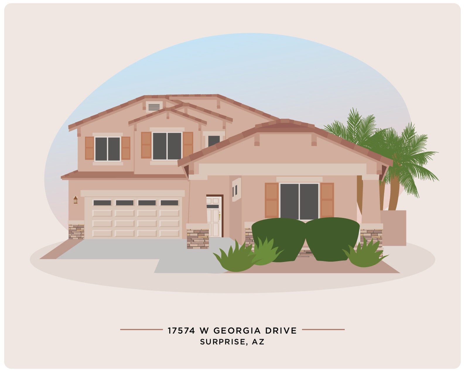 Custom House Portrait / New Home Portrait / Housewarming Gift - Etsy