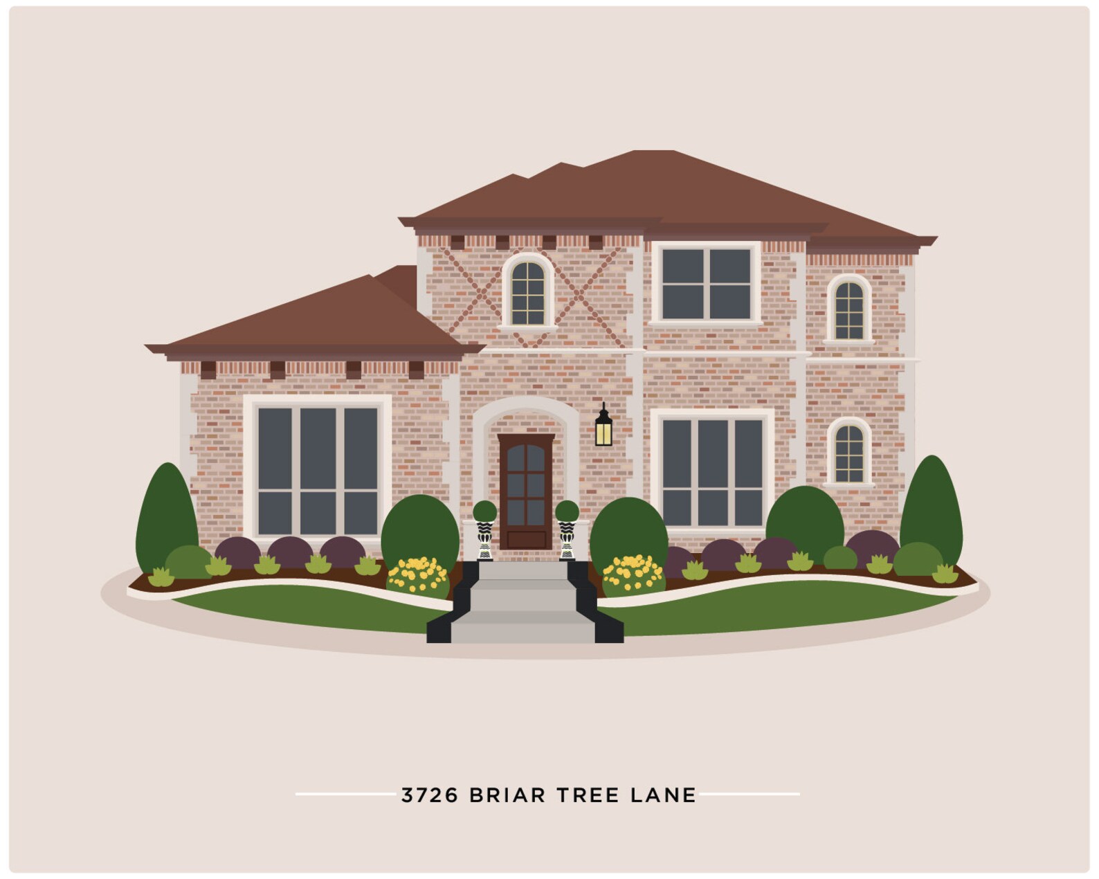 Custom House Portrait / New Home Portrait / Housewarming Gift - Etsy