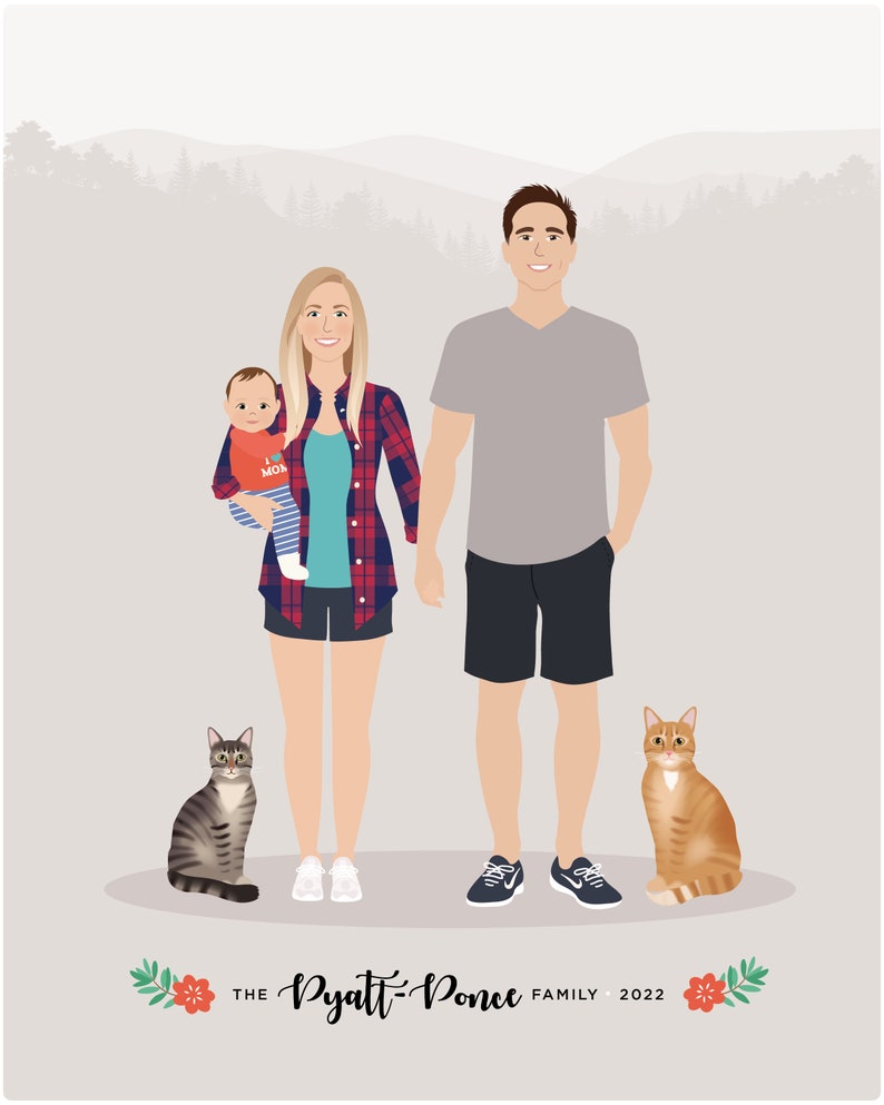 Family Drawing Add Person - Etsy