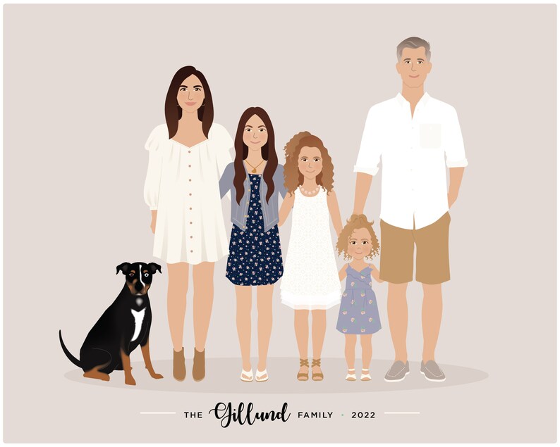 Family Drawing Add Person - Etsy
