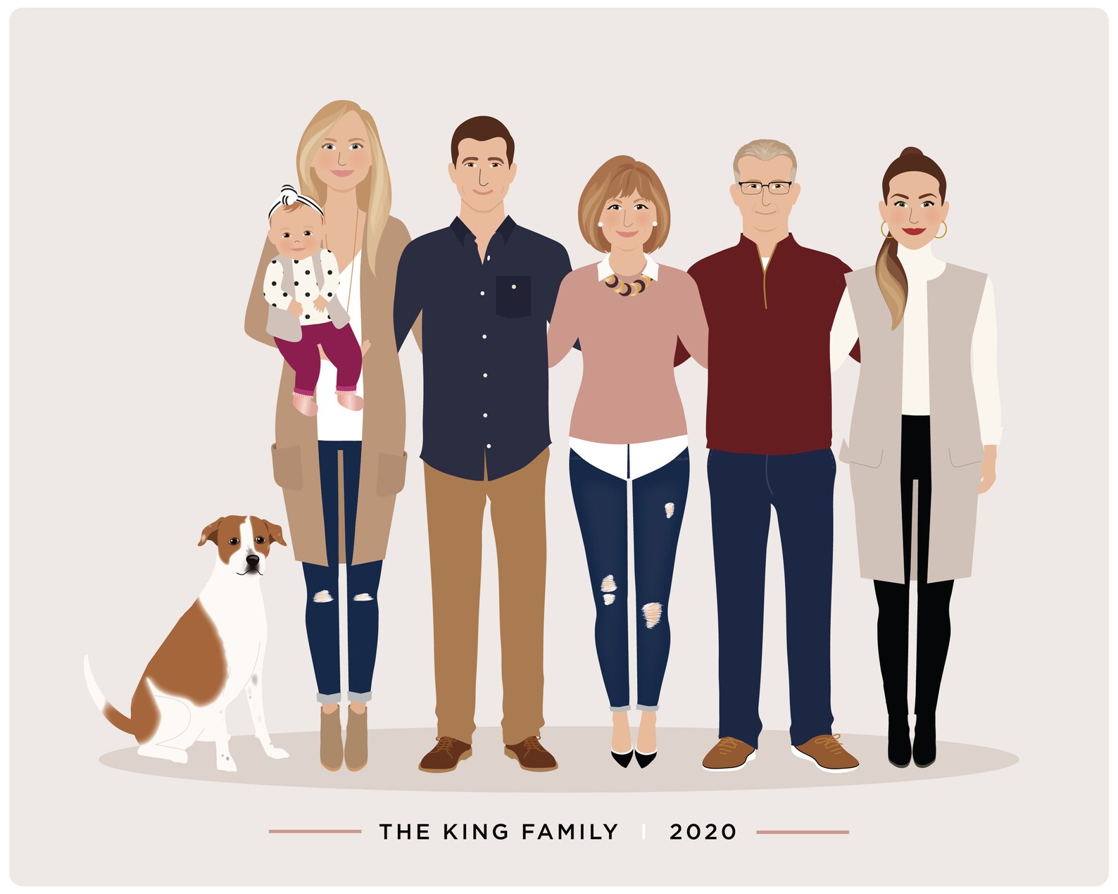 Custom Portrait Additional Person - Etsy