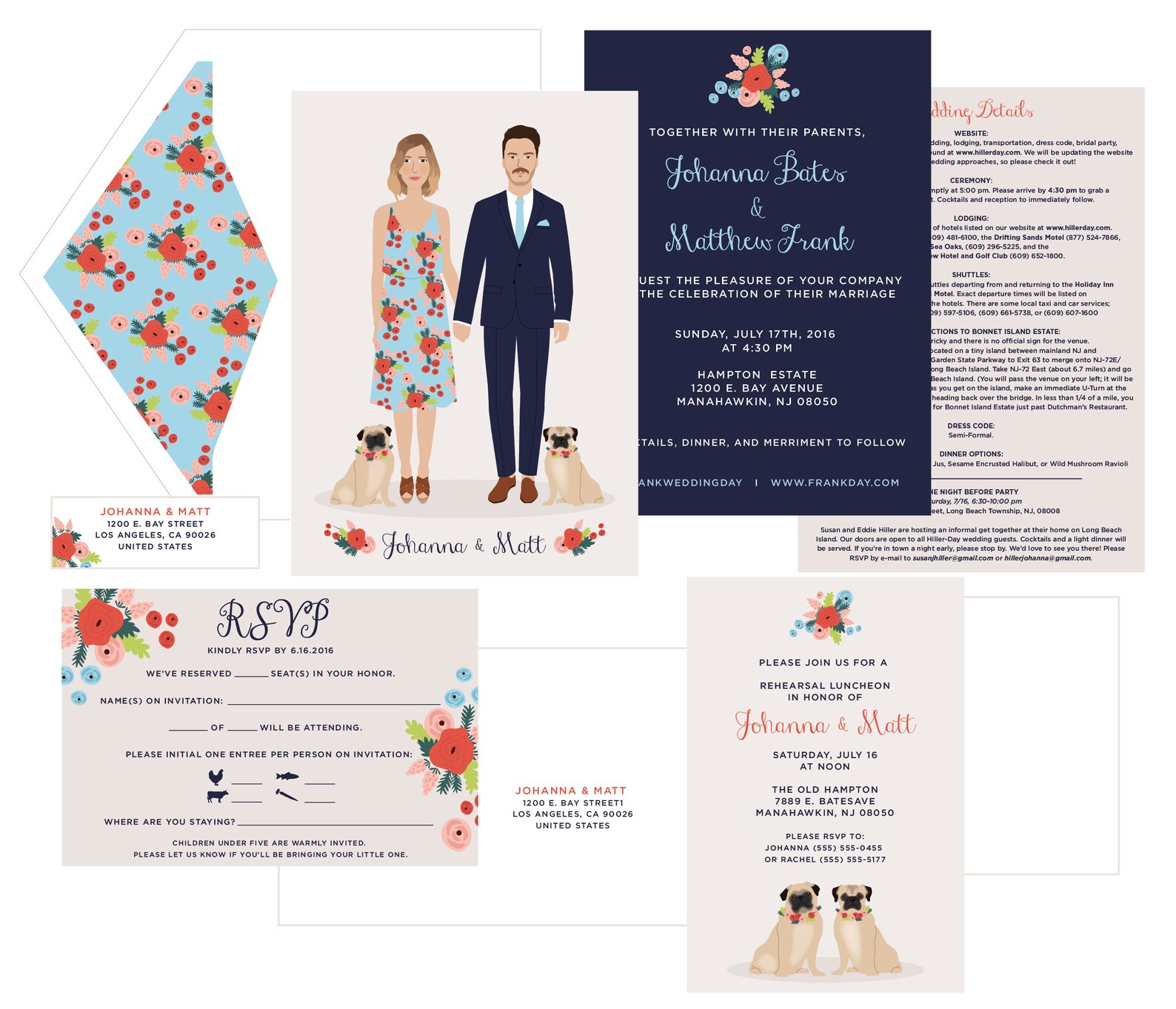 Custom Couple Portrait Wedding Invitation | Etsy