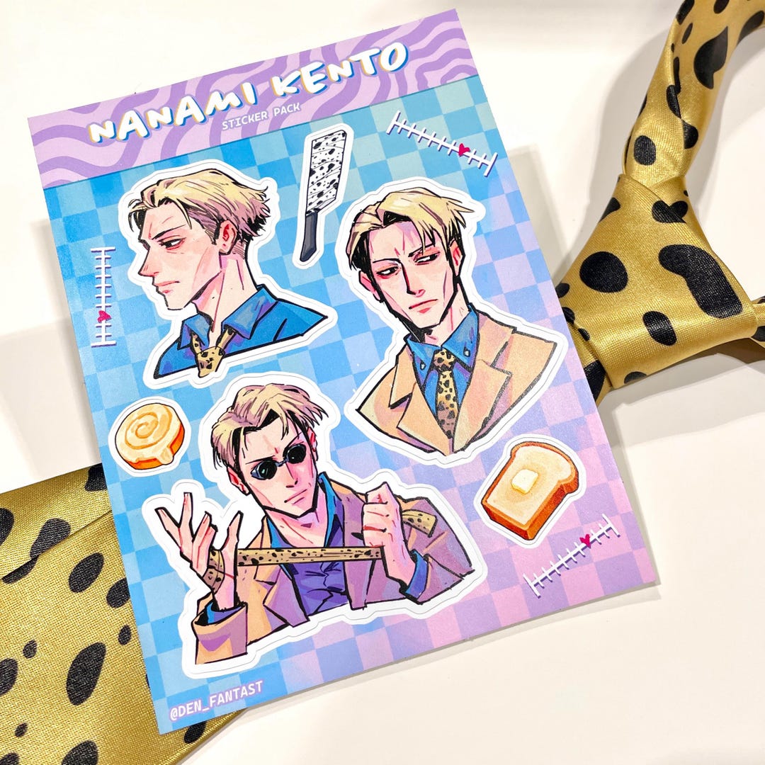 NANAMI KENTO Sticker Sheet A6 - Jujutsu Kaisen - Etsy