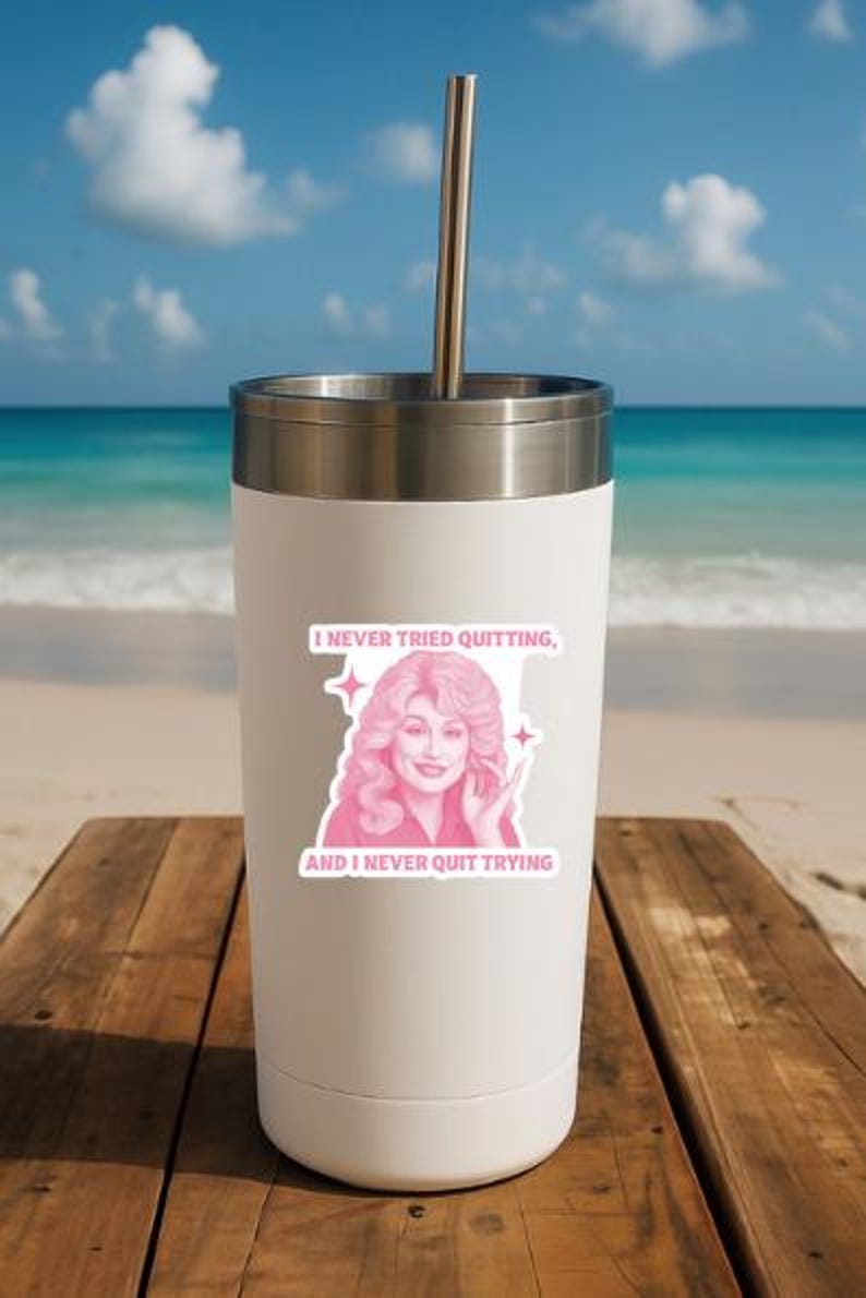 Dolly Parton Vinyl Decals: Motivational Stickers - Etsy