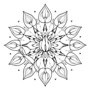 Floral Mandala Coloring Pages – 7 Printable Designs for Relaxation ...