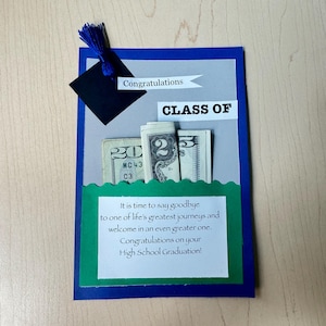 High School Graduation Card|grad Gifts|congratulations Card|cash NOT ...