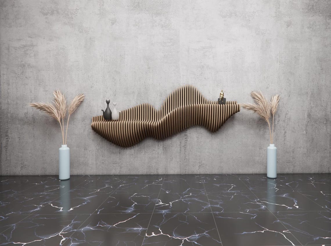 Parametric Wooden Wall Shelf - Etsy
