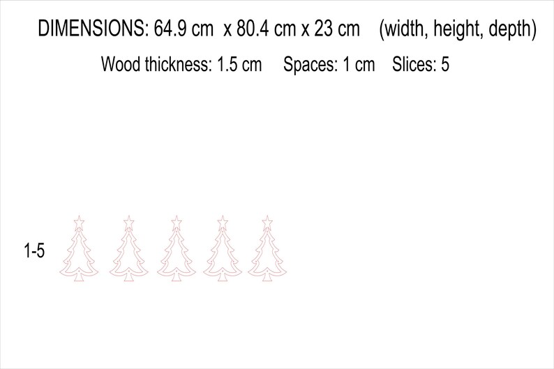 Modern Wooden Christmas Tree Plans | Floor Standing DIY Xmas Tree ...