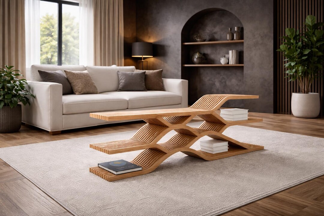 Modern Parametric Bookshelf | Parametric CNC Design | Decorative ...