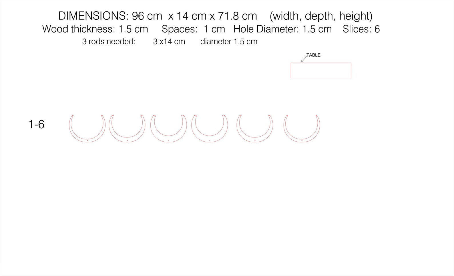 Parametric Entryway Console | Half-moon Design | Modern Wall Decor DXF ...