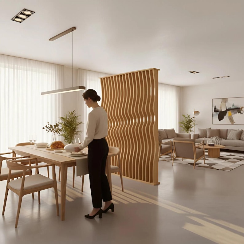 Parametric Room Divider | Modern CNC Panel | 3D Decorative Partition ...