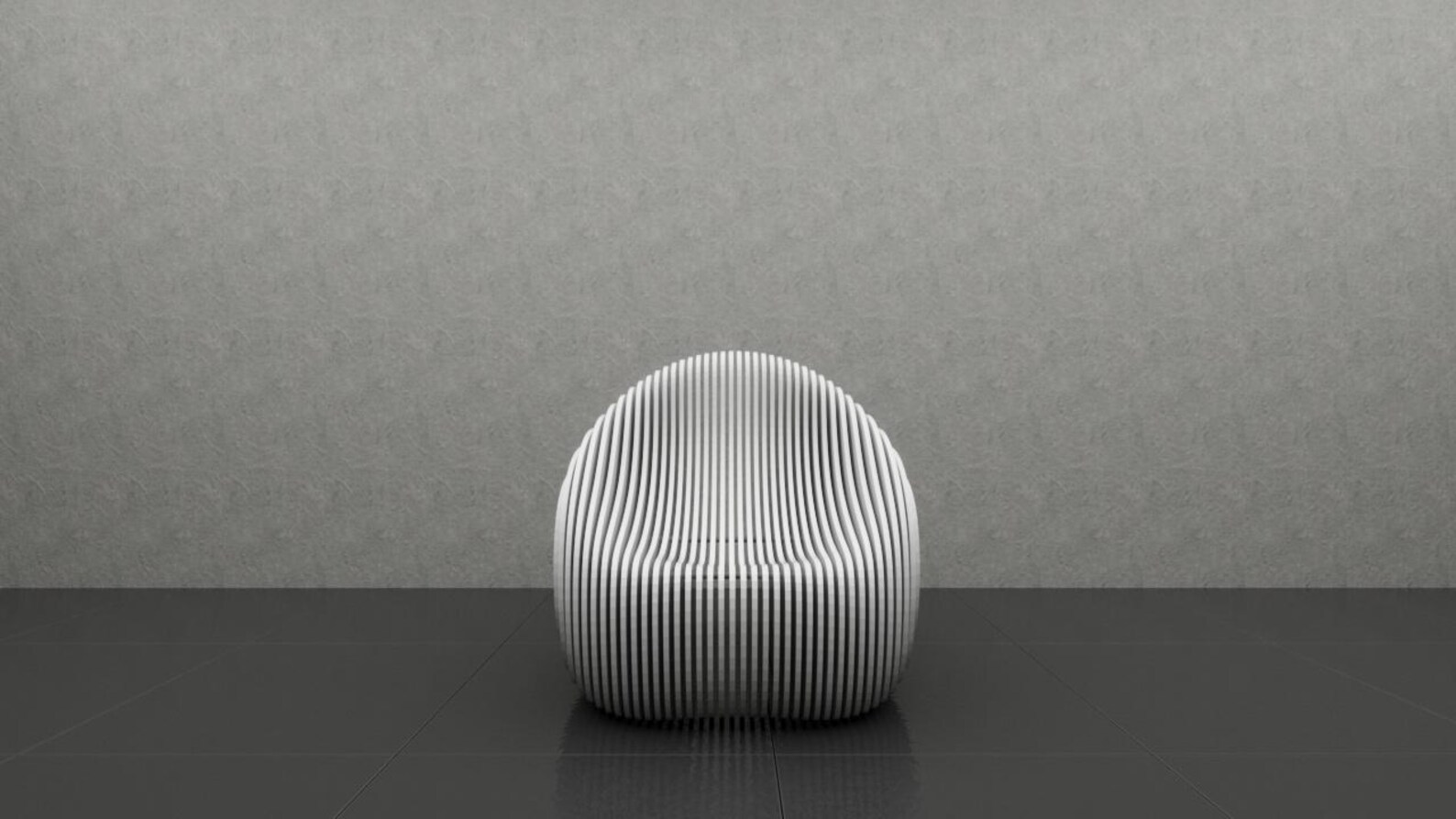 Parametric Wavy Wooden Sofa – Modern Furniture Design CNC DXF DWG ...