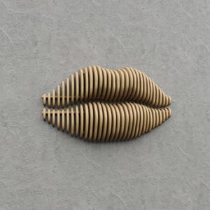 Parametric Modern Lips Wall Art – CNC Cutting File (digital Files) - Etsy