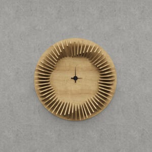 Parametric Wooden Wall Clock – Modern CNC Design, Digital CNC File - Etsy