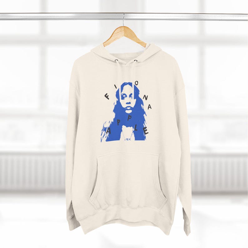 Fiona Apple Inspired Chic Three-panel Fleece Hoodie, Cozy Streetwear ...