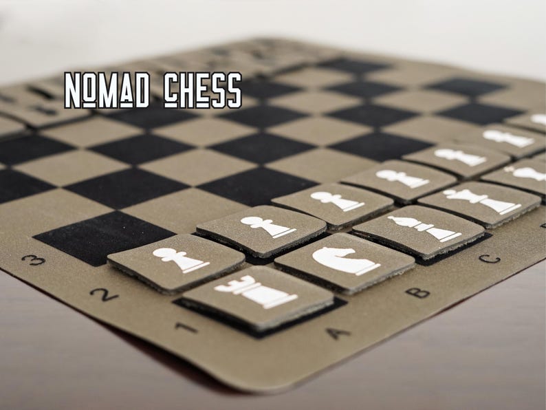 Nomad Chess - Handcrafted Chess Set Customizable Gift | Travel Chess ...