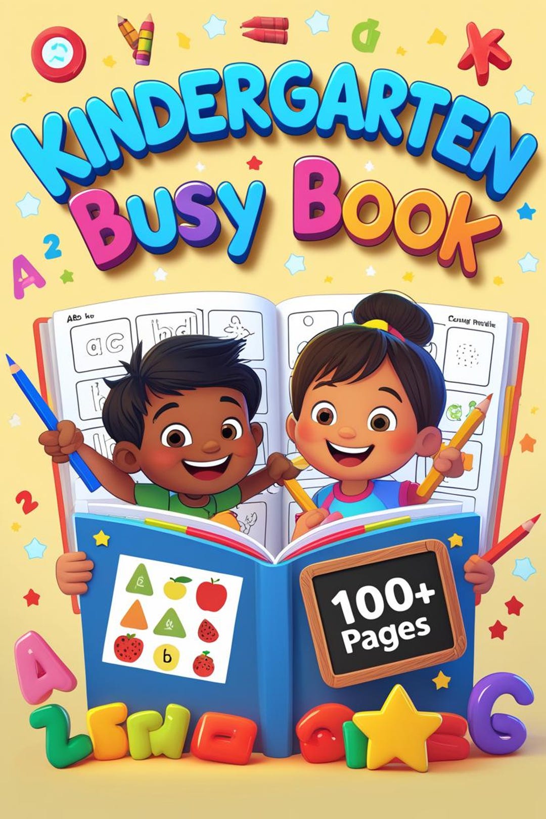 Kindergarten Busy Book, Preschool Learning Activities, Homeschool ...