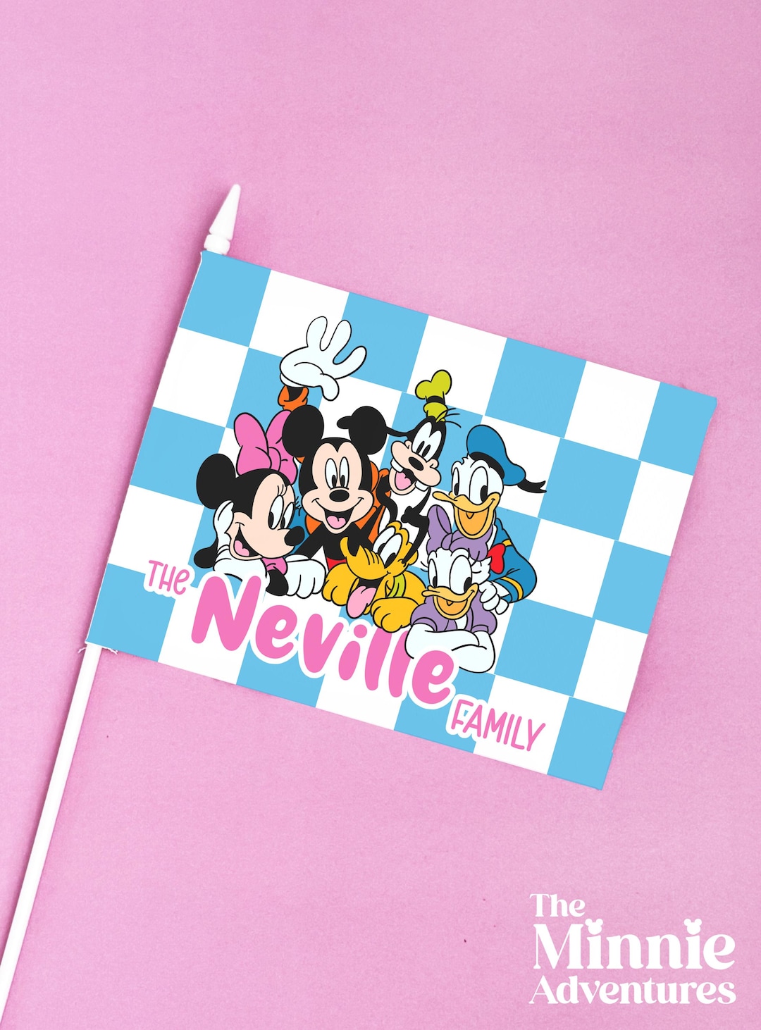 Theme Park Stroller Flag W/ Clip | Stroller Tag | Mini Flag ...