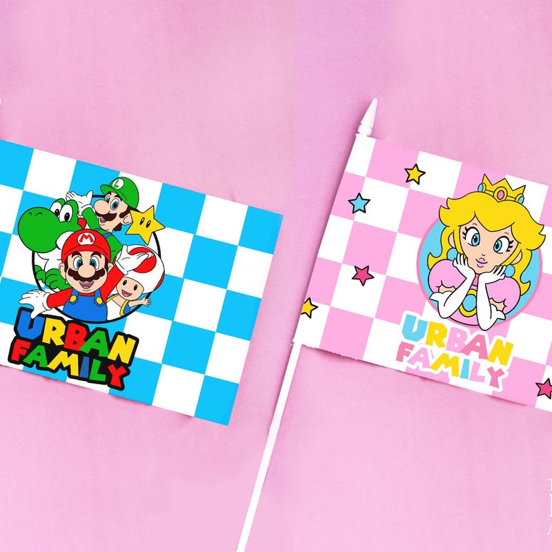 Mario Flag - Etsy