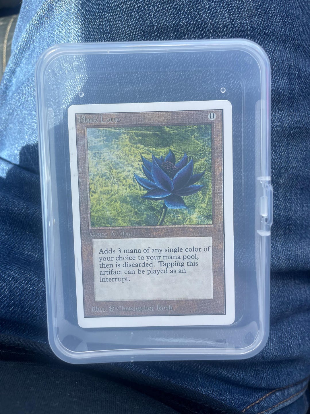 Black Lotus Replica (proxy) - Etsy