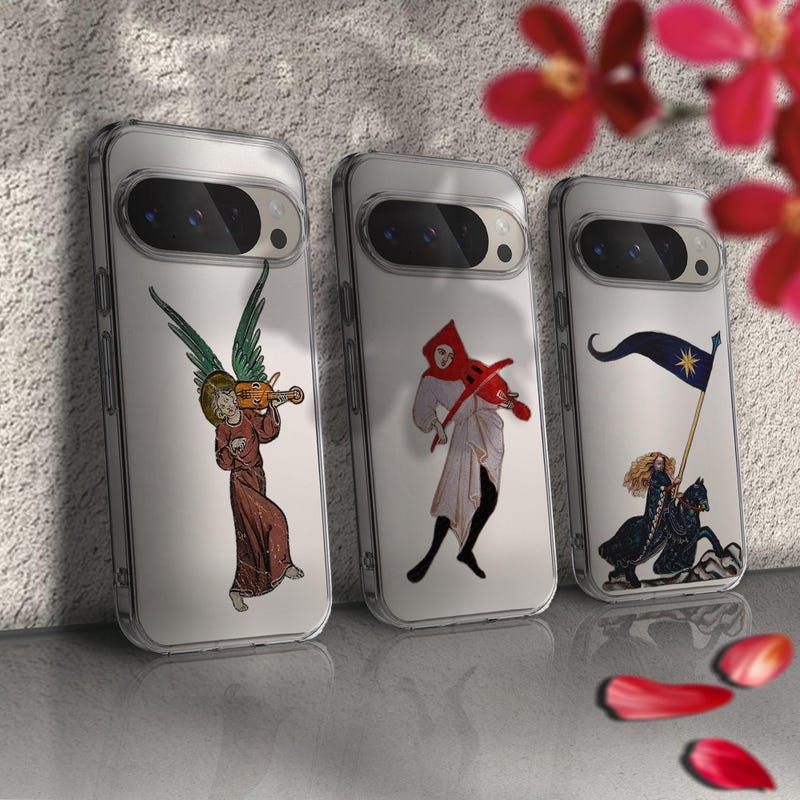 Medieval Clear Phone Case - Etsy