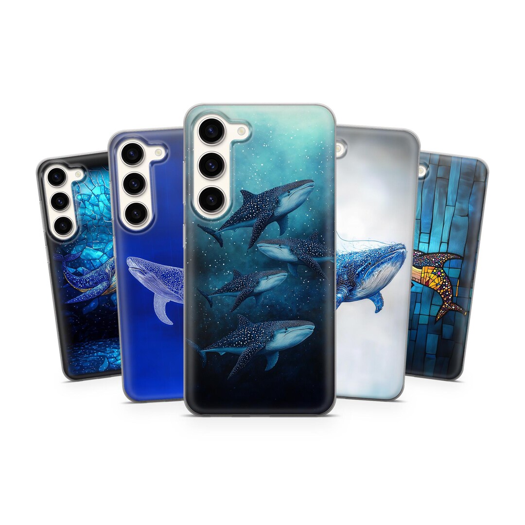 Ocean Animal Whale Shark Pattern Phone Case Fit for Apple iPhone ...