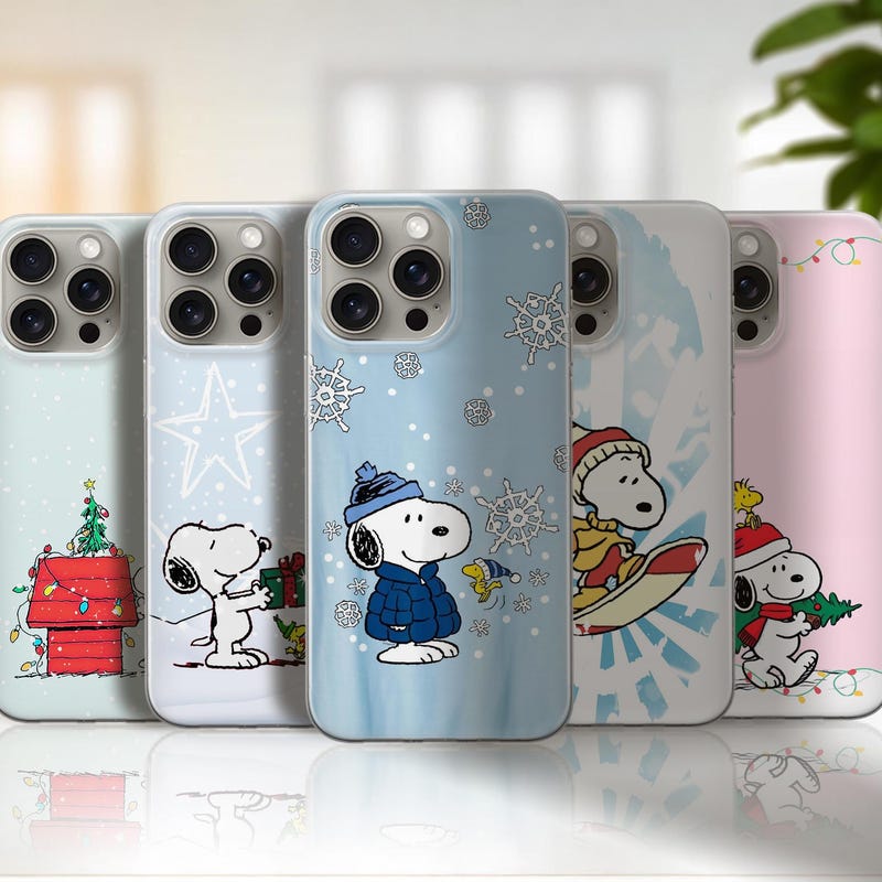 Snoopy Case iPhone Winter - Etsy