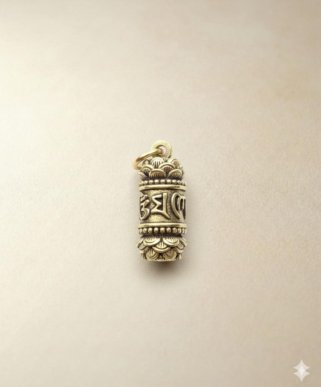 Handmade Brass Buddha Sutra Pendant – Spiritual Pill Box Keyring - Etsy
