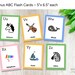 Alphabet Flashcard, Educational Printable Wall Art for Kids, Nursery ...