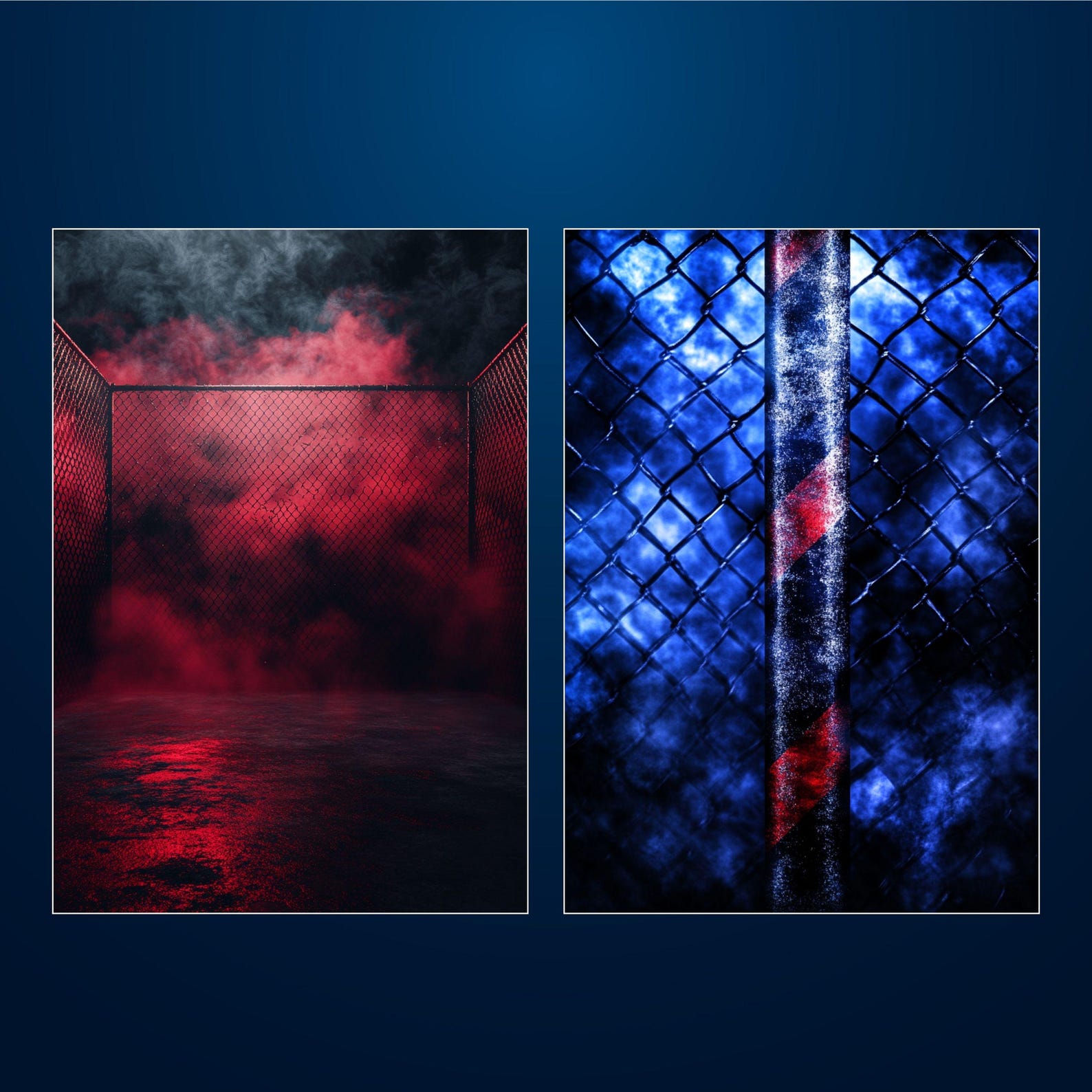 30 Color Smoke & Fence Digital Background Set | Sports Backdrop for ...