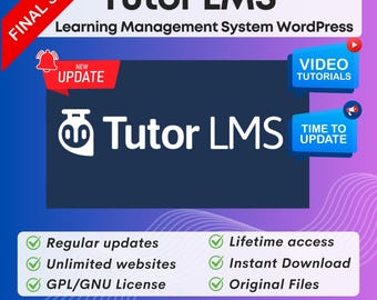 Tutor LMS Pro - Premium Learning Management System Wordpress | Wordpress Plugins, Lifetime ...