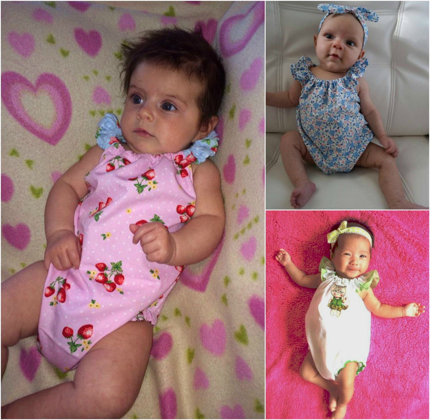 Flutterby PLAYSUIT Nb-4yrs PDF Pattern by - Etsy