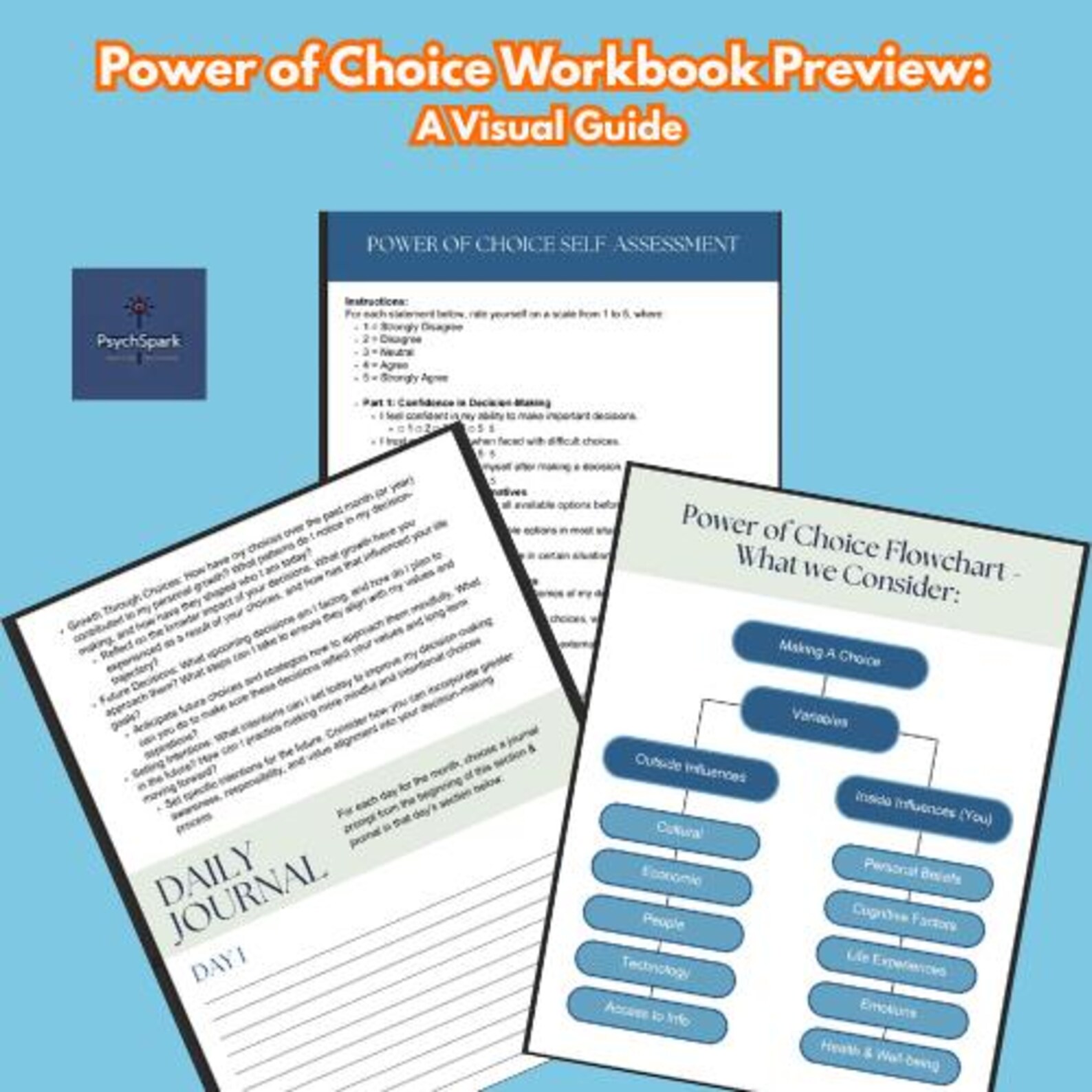 Power of Choice Workbook and Calendar Hybrid - Etsy
