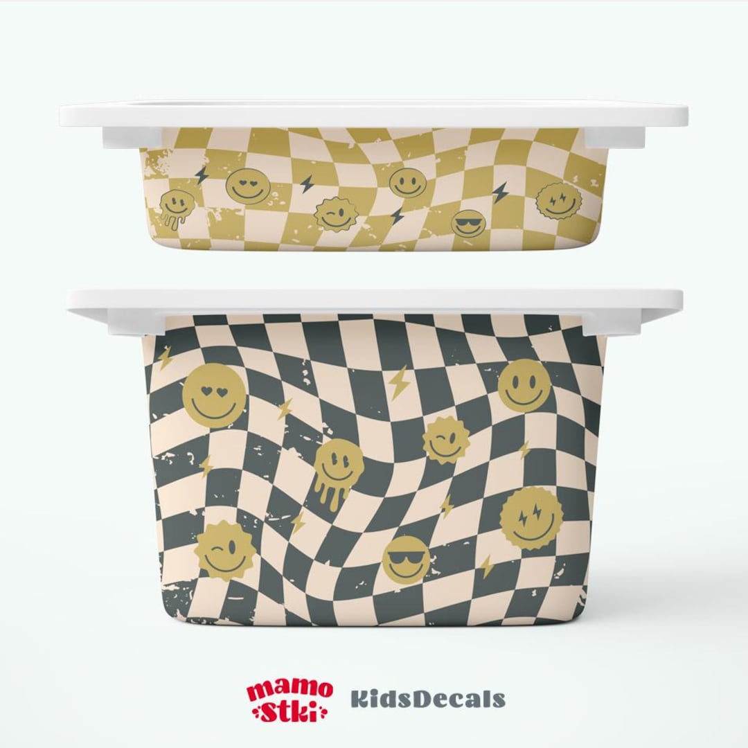 Emoji Emoticons Smiley Faces Mustard Yellow Plaid Checkboard Gingham ...