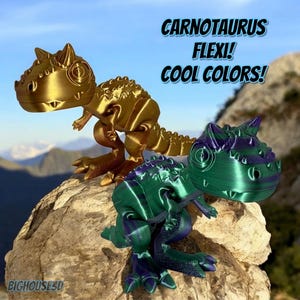 3D Carnotaurus - Ready to Go Color Options! - Etsy