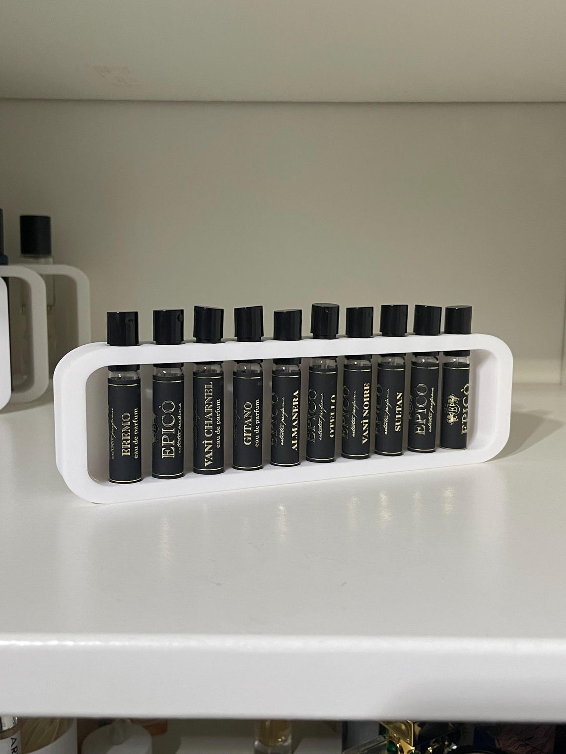 Perfume Sample Display Holder - Holds 10 X Samples - Etsy