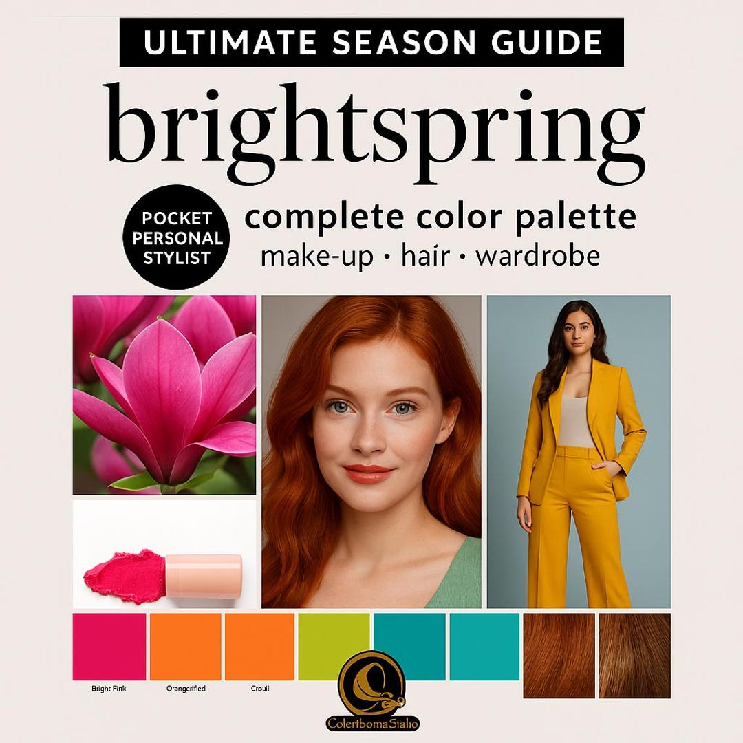 Bright Spring Color Analysis Guide: Customized Palette for Makeup ...