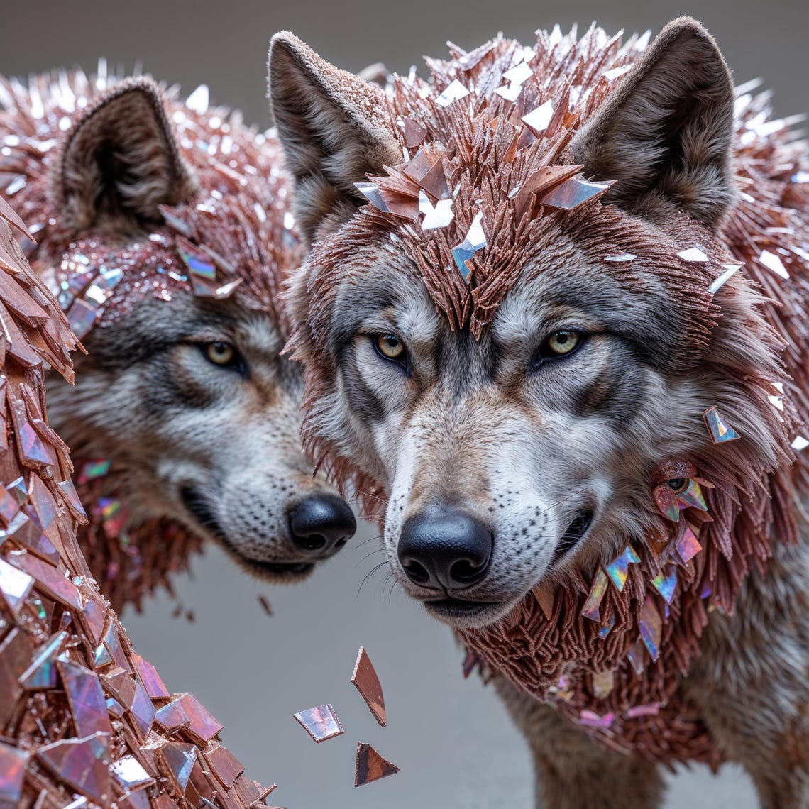 Alpha Wolves Art Mammal, Digital, Wall Murals, Gift Items, T-shirt ...